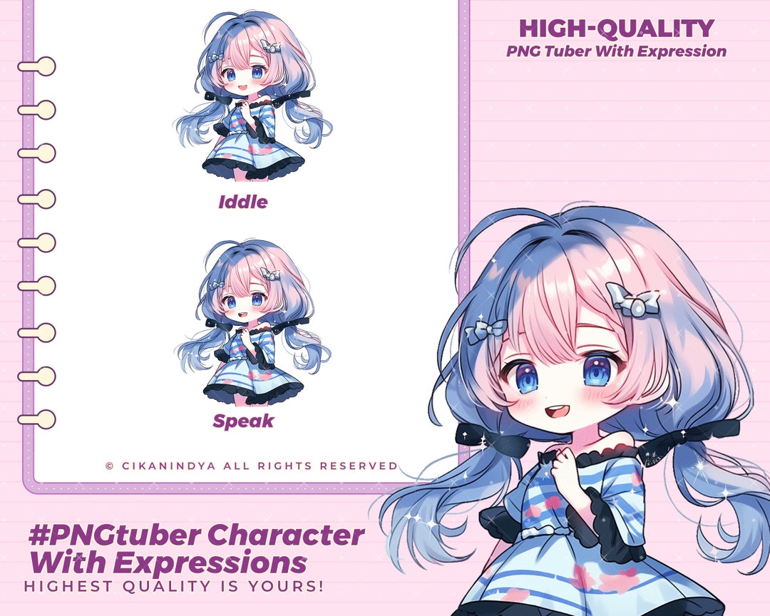 PNG Tuber, Gif Pngtuber, Chibi Avatars, Streaming Avatar - Twitch ...