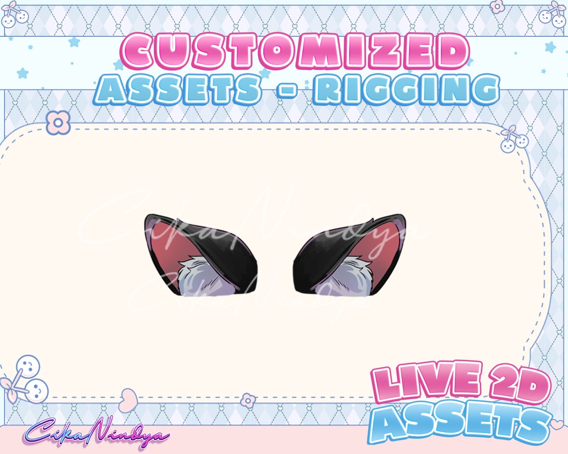 Vtuber Assets Live2d Asset Design Asset Twitch Assets - Etsy
