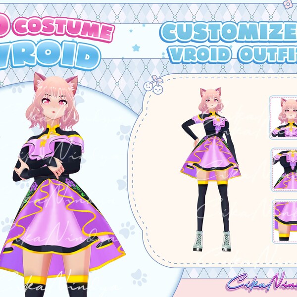 3d Vroid Costume - Etsy