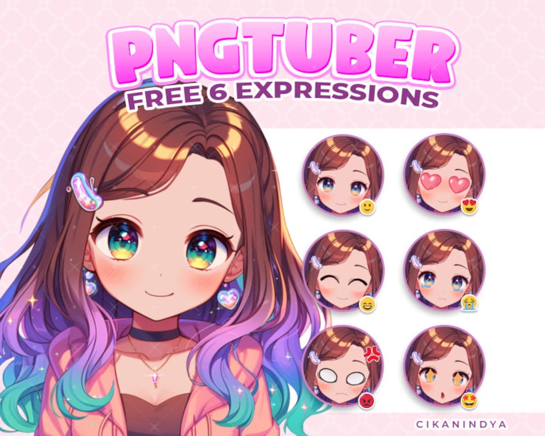 PNG Tuber | Dynamic Comely PNG Tuber Characters for Streaming | Free 6 ...