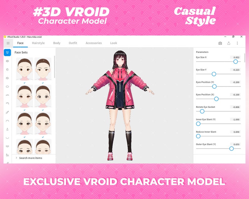 3D Vroid Character, Vtuber Model Free, 3d Model Avatar Creator ...