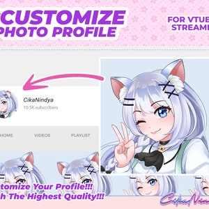 Transform Your Vtuber Stream: Bespoke Profile Picture Design - Etsy