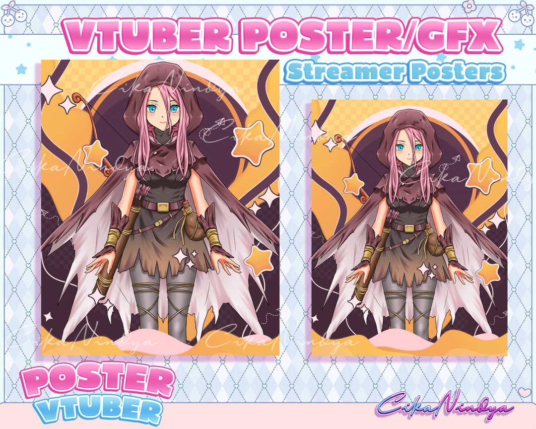 Vtuber Poster, Anime Poster, Poster Frames, Poster Modern, Anime Poster ...