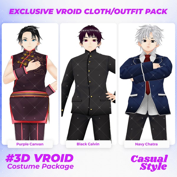 Male Vroid Clothes - Etsy