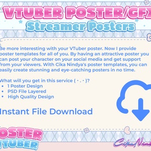 Vtuber Poster, Anime Poster, Poster Frames, Poster Modern, Anime Poster ...