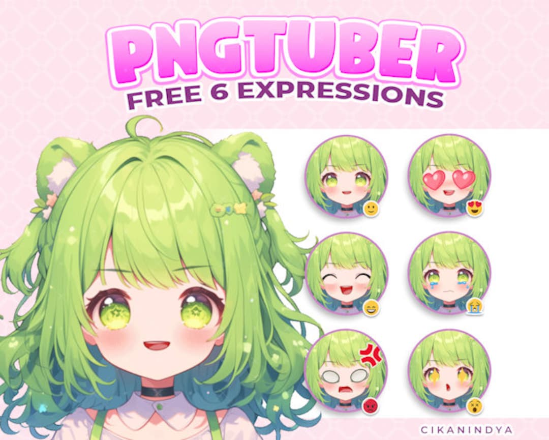 PNG Tuber | Comely PNG Tuber Characters for Engaging Streaming ...