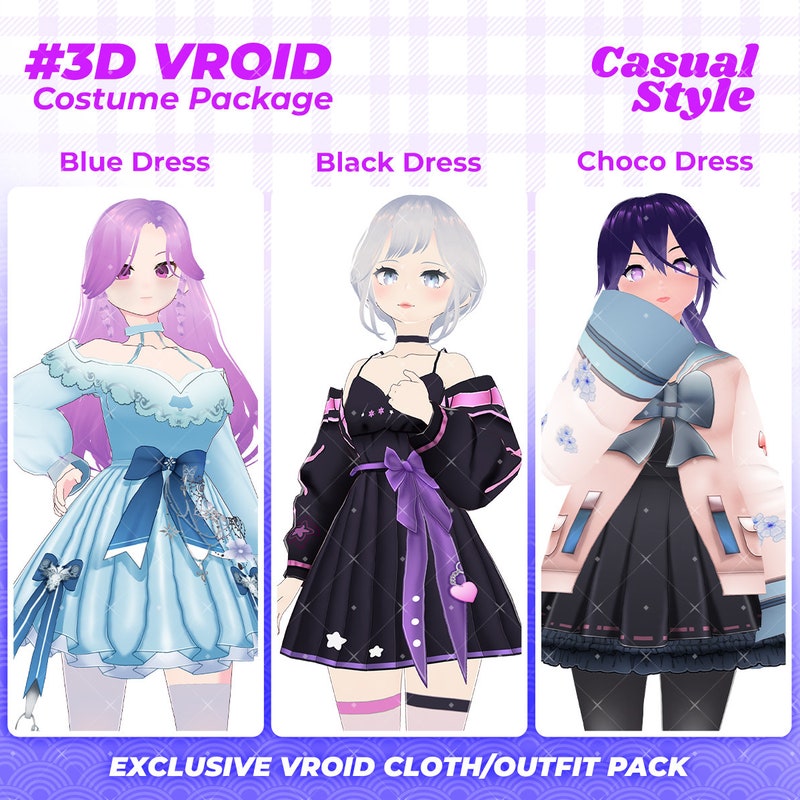 Vroid Avatar Clothes - Etsy