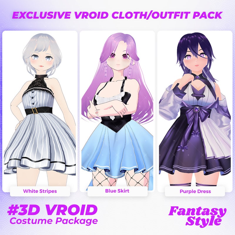 Vroid Avatar Clothes - Etsy