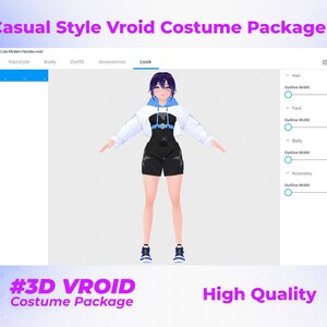 Vroid Clothing Pack, Vroid Clothes, Costume, Vroid, Clothes - Versatile ...