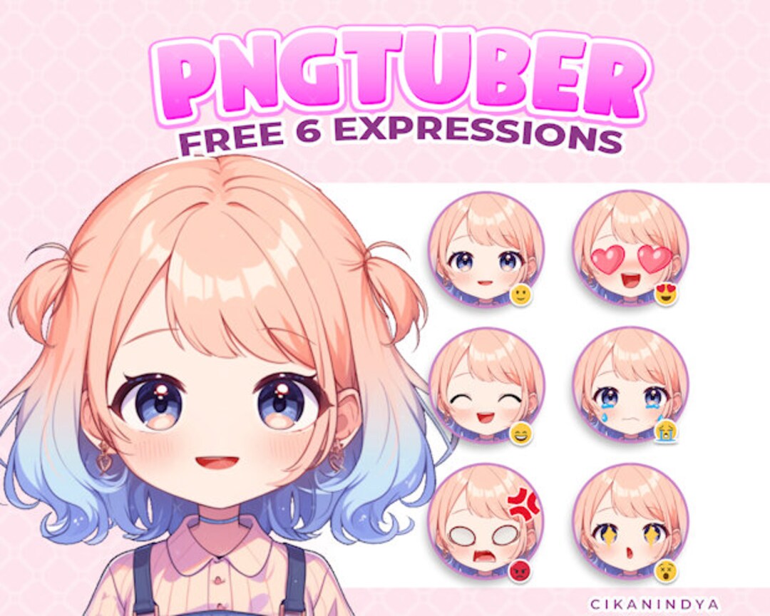 PNG Tuber | Cute Characters for Perfectly Streamlined Streaming | Get 6 ...