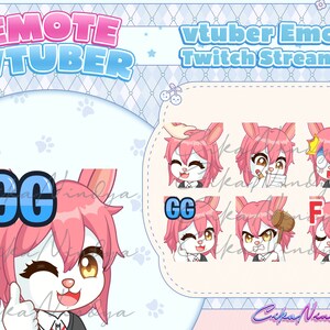 Vtuber Emote, Chat Widget, Raid Emote, Game Emote, Emote, Anime Emote ...