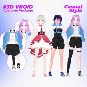Vroid Clothing Pack, Vroid Clothes, Costume, Vroid, Clothes - Versatile ...