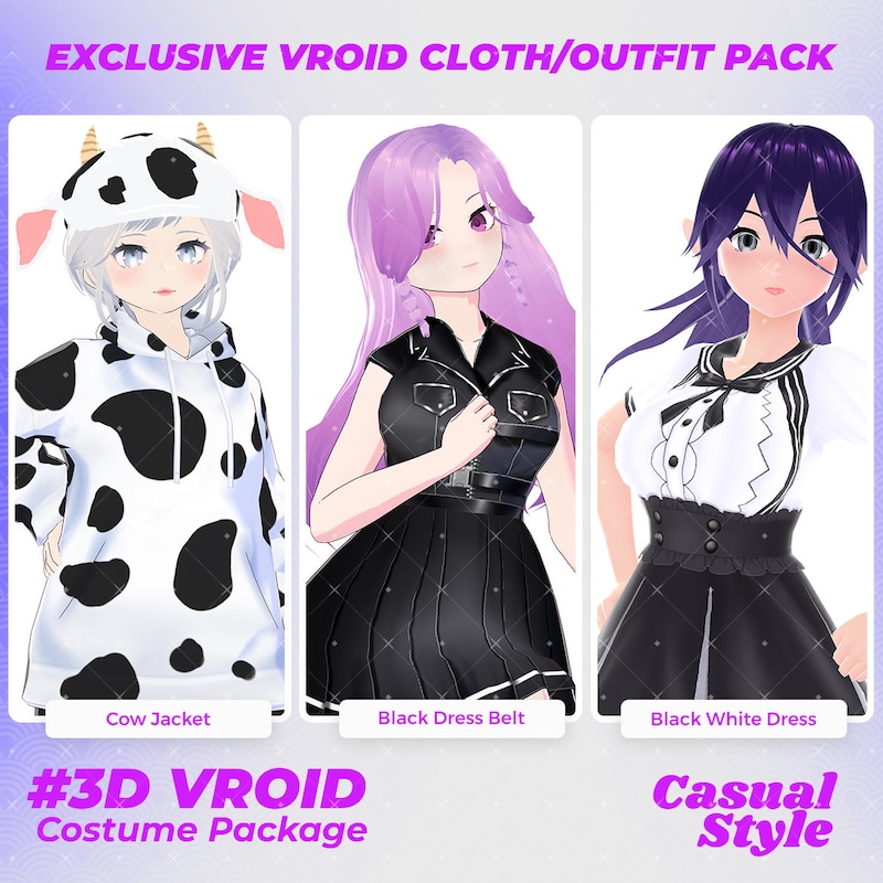 Vroid Avatar Clothes - Etsy