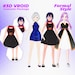 Vroid Clothing Pack, Vroid Elegance, Costume, Digital Wear, Avatar ...