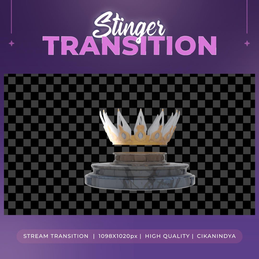 Stinger Transition | Glowing Royal Crown Reveal for Victory or Prestige ...