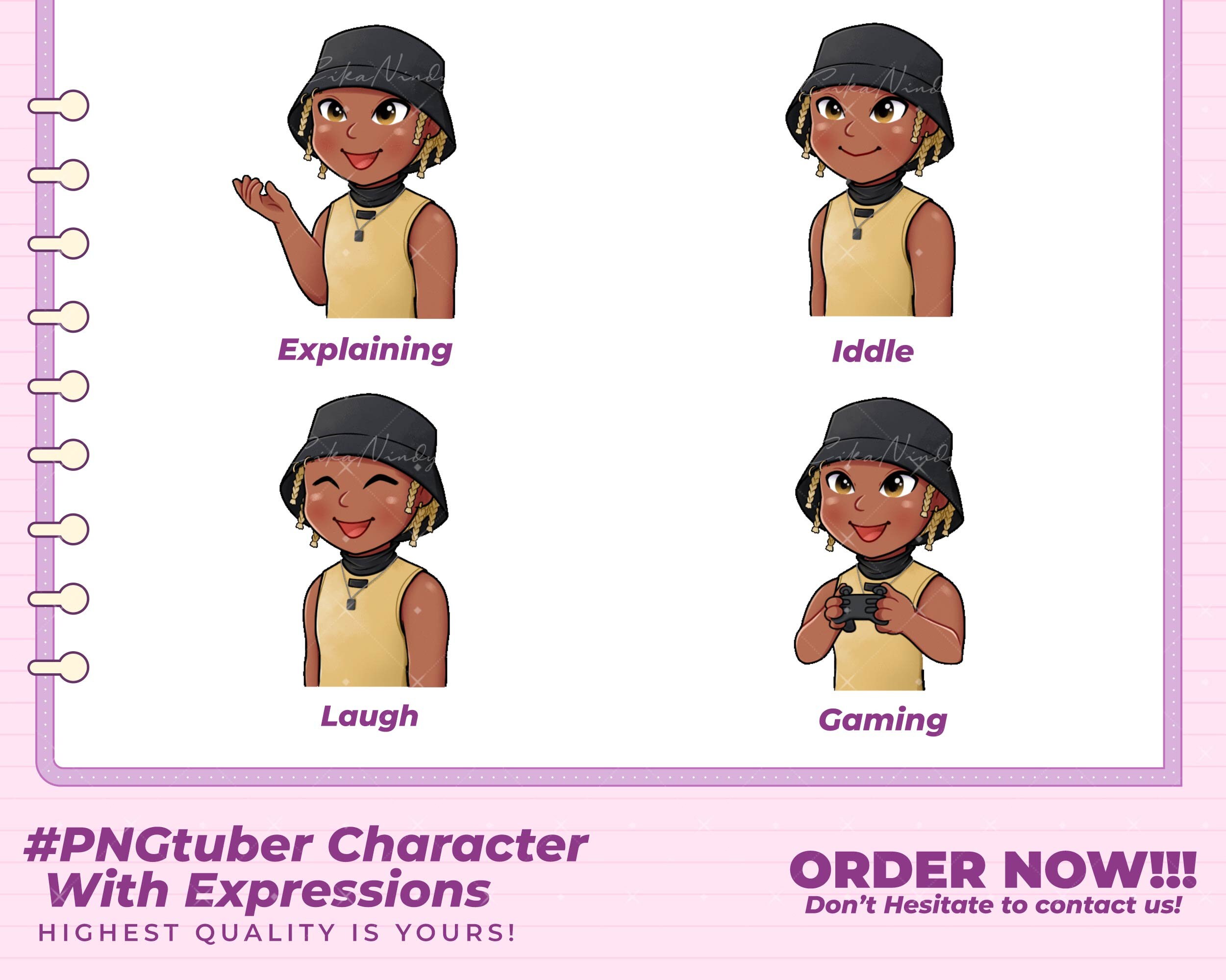 Pngtuber Pngtuber Twitch Pngtuber Model Pngtuber Premade - Etsy Australia