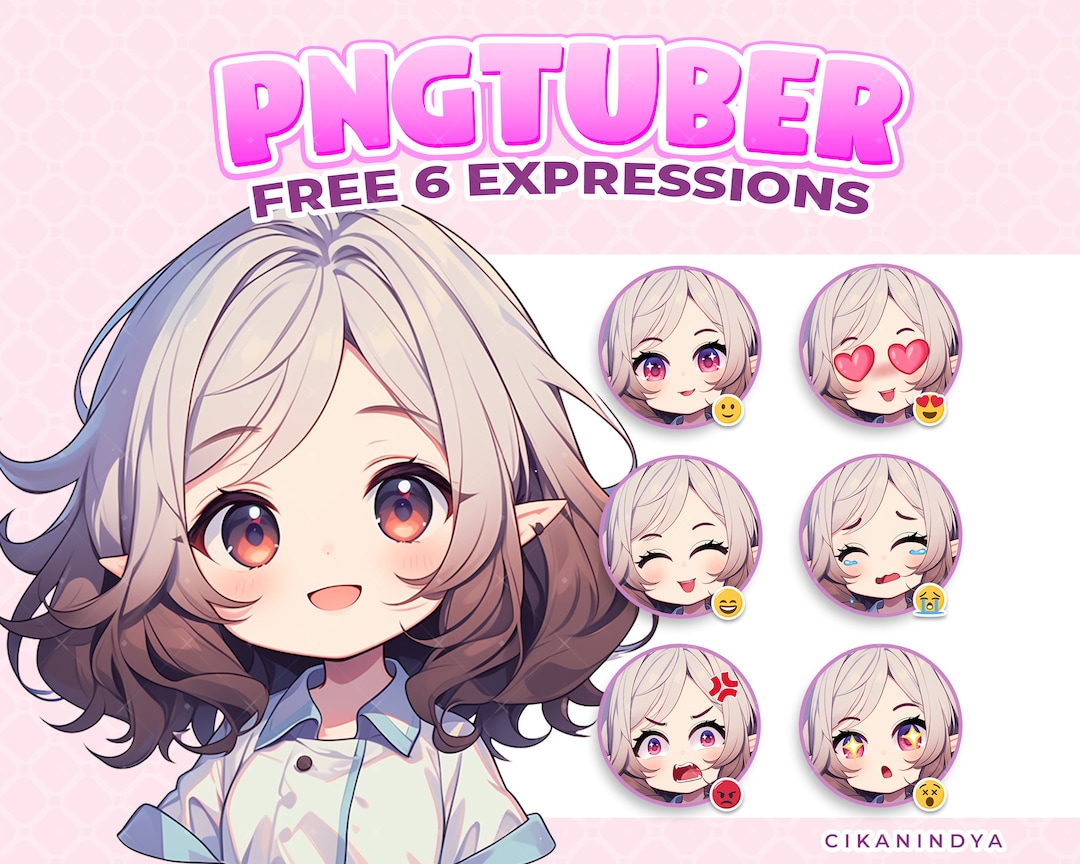 PNG Tuber | Relaxed Short Shirt PNG Tuber Girl for Enjoyable Streaming ...