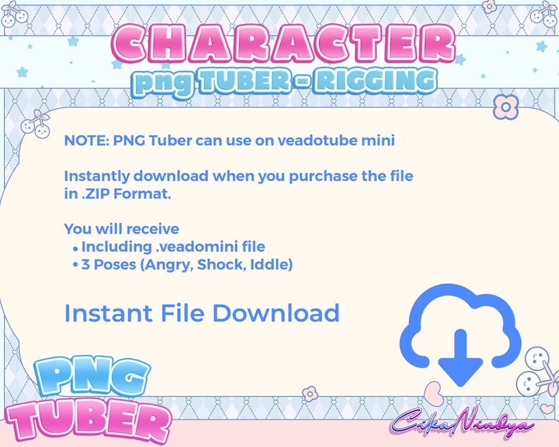 Pngtuber Png Tuber Premade Pngtuber Girl Pngtuber Twitch - Etsy