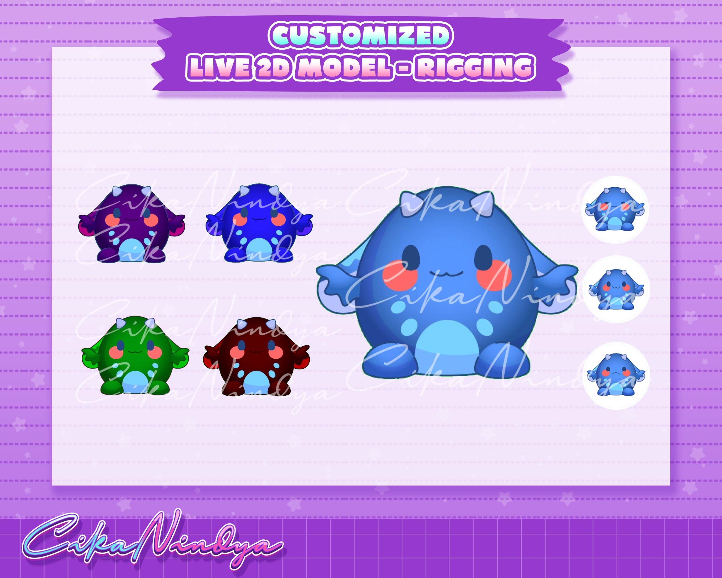 Pet Vtuber V14 Vtuber Model Vtuber Cute Vtuber Kawaii - Etsy