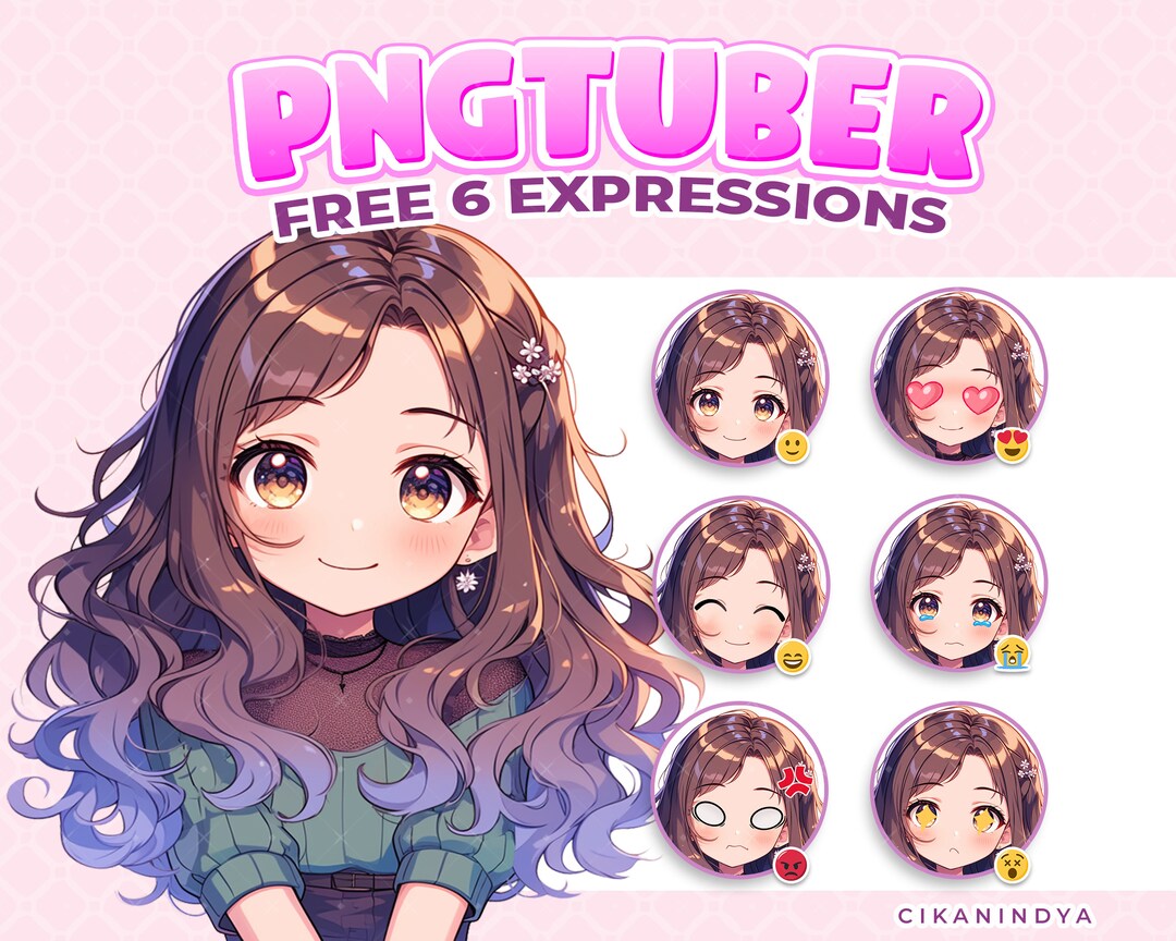 Stylish Pngtuber Model: 12 Poses, Modern Clothes Girl - Etsy Australia