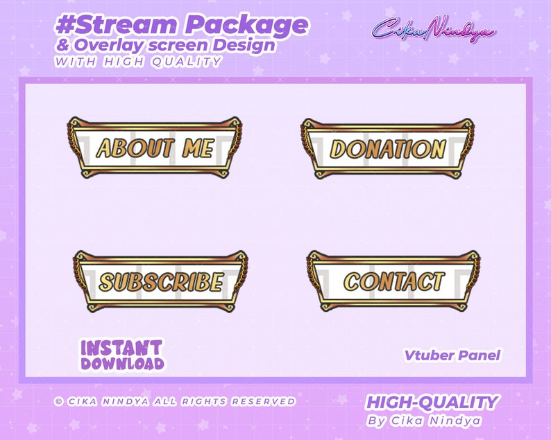 Retro Arcade Stream Overlay Package: Vintage Game Graphics (PSD/PNG/JPG ...