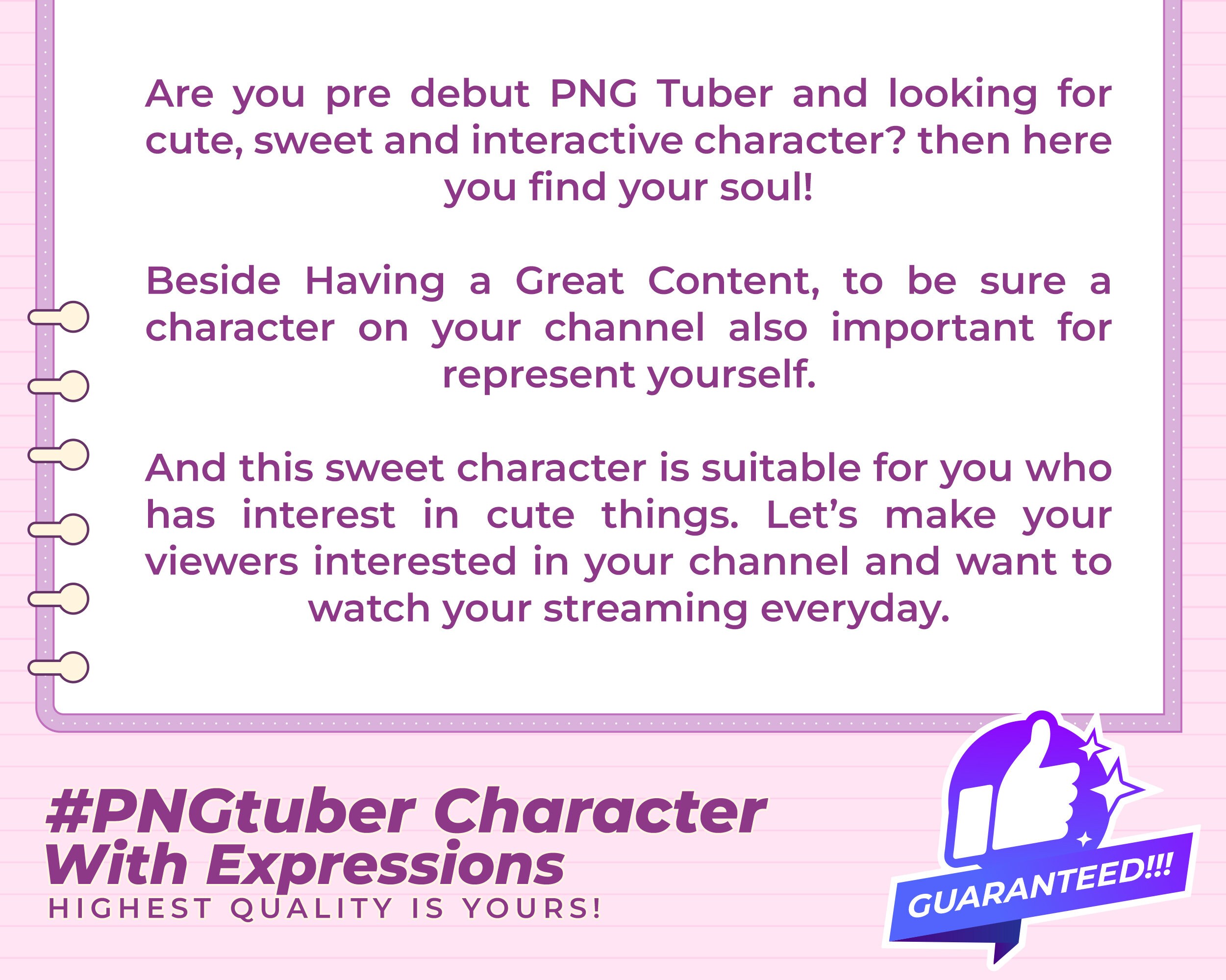 Pngtuber Pngtuber Avatar Pngtuber Premade Pngtuber - Etsy