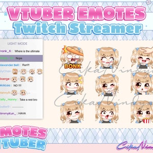 Vtuber Emote, Anime Emote, Twitch Emote, Game Emote, Emote - Bring Your ...