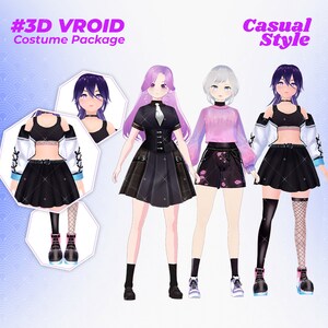 Vroid Clothing Pack, Vroid Outfit, Clothes, Vroid Clothes - Urban ...