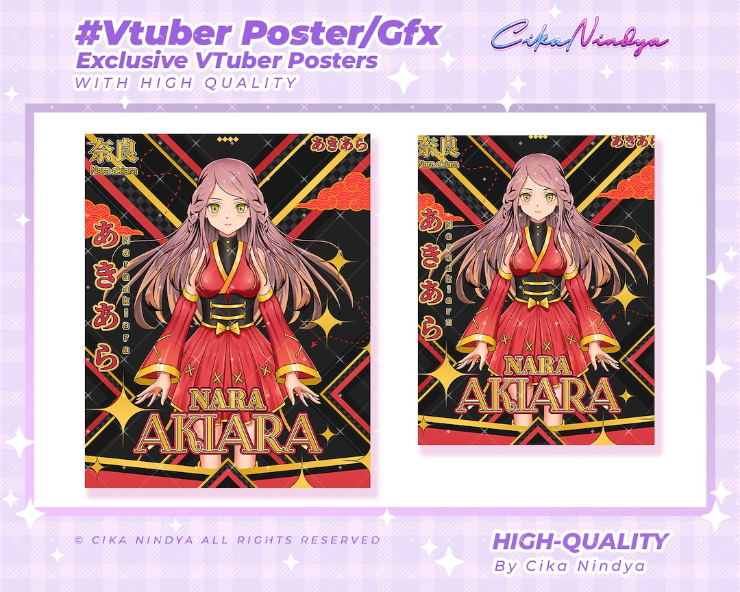 Streamer's Spotlight Vtuber Poster for Digital Personalities Vtuber ...
