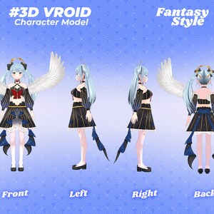 3D Vroid Character, 3d Model, Vtuber Model Free, 3D, Vtuber Model ...