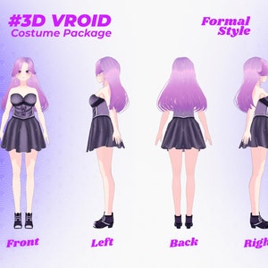 Regal Virtual Affair Luxe Formal Vroid Girl for Streaming - Vroid ...