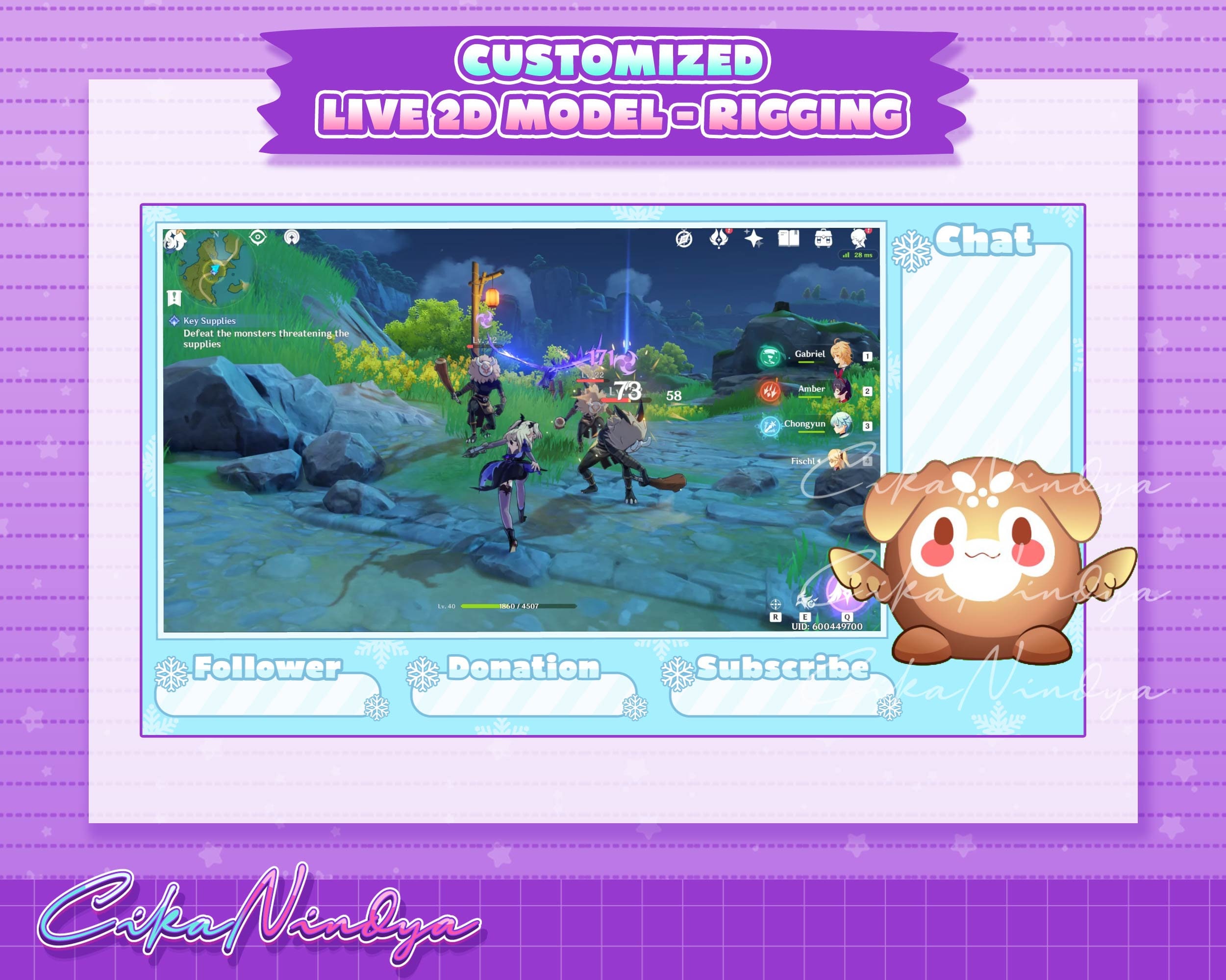 Pet Vtuber V11 Vtuber Modelo Vtuber Cute Vtuber Kawaii - Etsy México