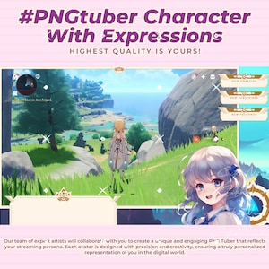 PNG Tuber, Pngtuber Premade, Pngtuber Commission, Pngtuber Avatar ...