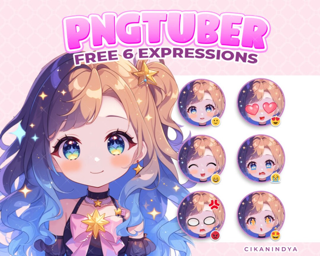 PNG Tuber | Cute and Quirky Avatars for Streams |get 6 Poses | Twitch ...