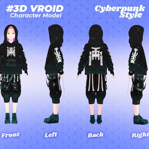 3D Vroid Character, 3d Model Commission, Vtuber Model, Vroid - Stream ...