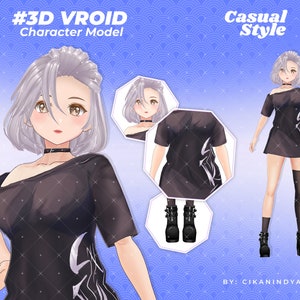 Fantasy Realm Avatar 3D Vroid Girl Gracyla for Fantasy Streamers - 3D ...