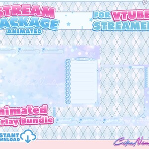 Vtuber Overlay, Vtuber, Twitch Overlays, Stream Overlay, Overlay ...