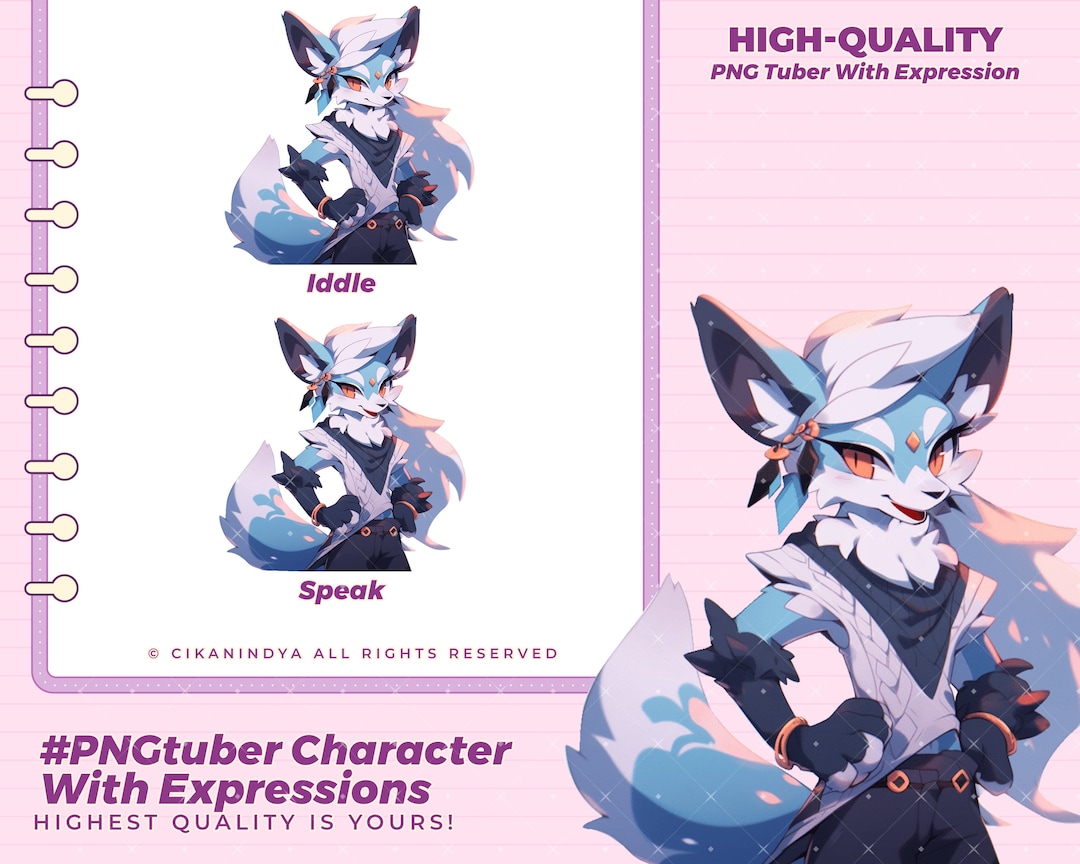 PNG Tuber | Dynamic Furry PNG Tuber Avatars for Streaming & Vlogging ...