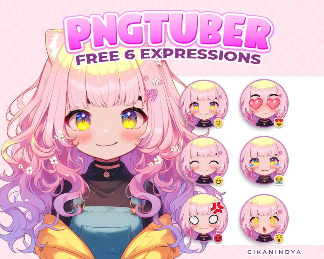 Timid Princess PNG Tuber Avatar: 6 Poses, Heart of Gold - Etsy