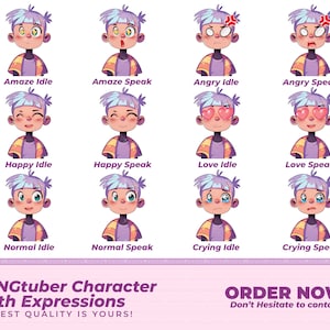 Pngtuber | Sleek PNG Tuber Cartoon for Streams Futuristic & Innovative ...