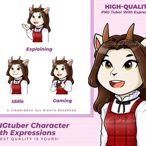 PNG Tuber, Pngtuber Model, Pngtuber Premade, Pngtuber Commission ...