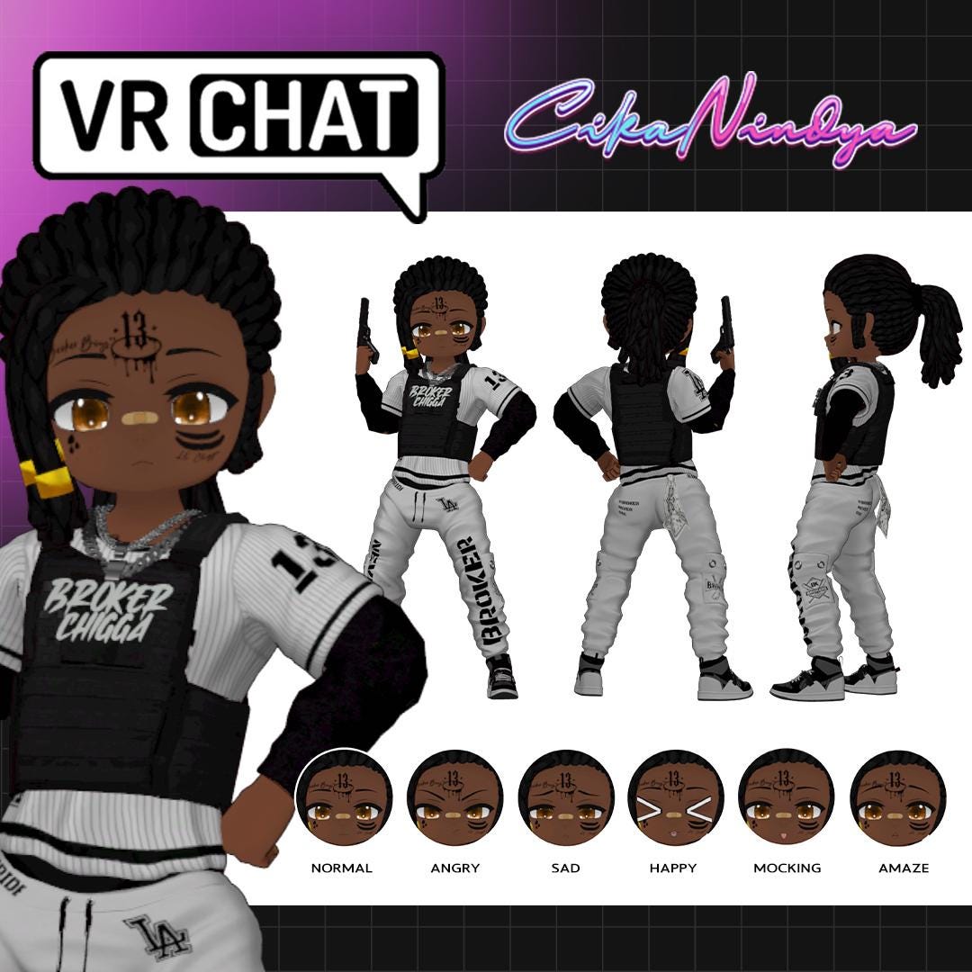 Vrchat Avatar | Adorable Lil' Baby Vrchat | Cute 3D Character | Virtual ...