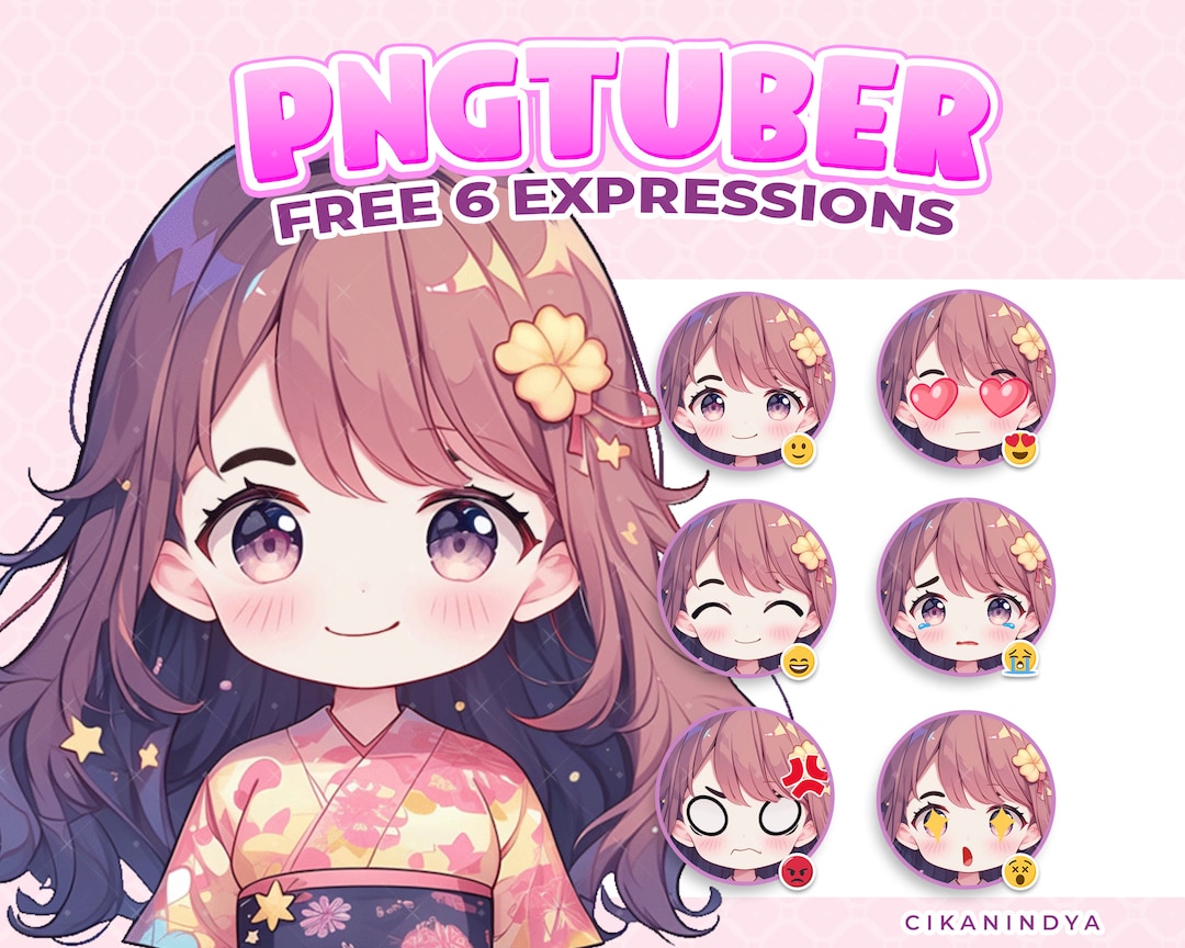 PNG Tuber | Revitalize Your Streaming Setup With Girl PNG Tuber Wearing ...