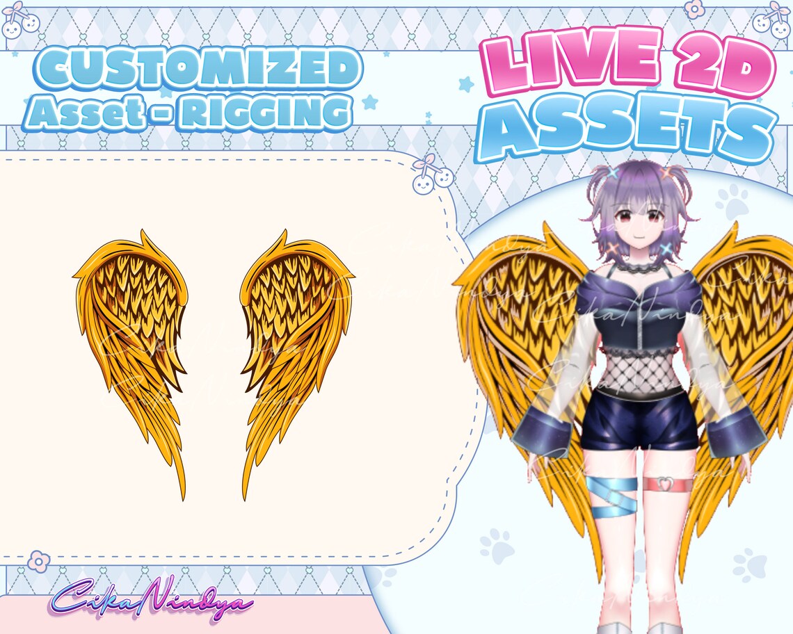 Vtuber Assets Twitch Assets Stream Assets Live2d Asset - Etsy