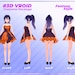 Vroid Clothing Pack, Virtual Cosplay, Streamer Fantasy Fantasy Ensemble ...