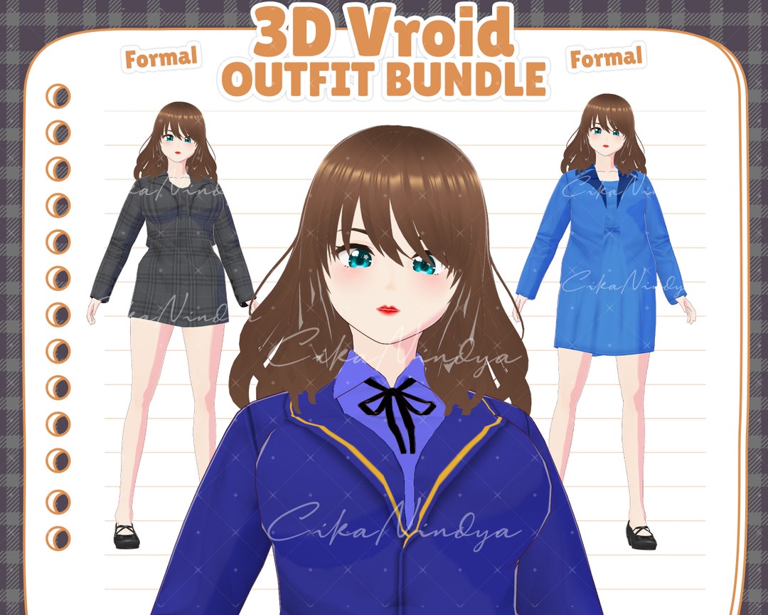 Upgrade Your Vroid Avatar With 3-in-1 Formal Clothing Bundle!, Vroid ...