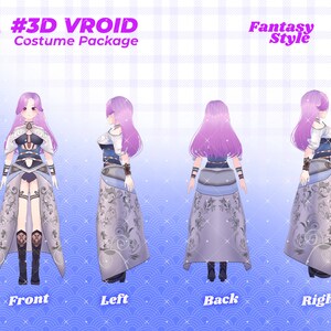 Vroid Clothing Pack, Vroid, Sexy Clothes, Costume, Clothes, 3d, Kawaii ...