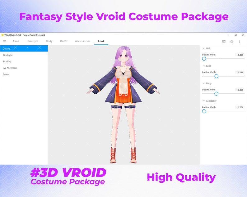 Fable Fashion Fusion 3D Vroid Outfits for Fantasy Aficionados Vroid ...