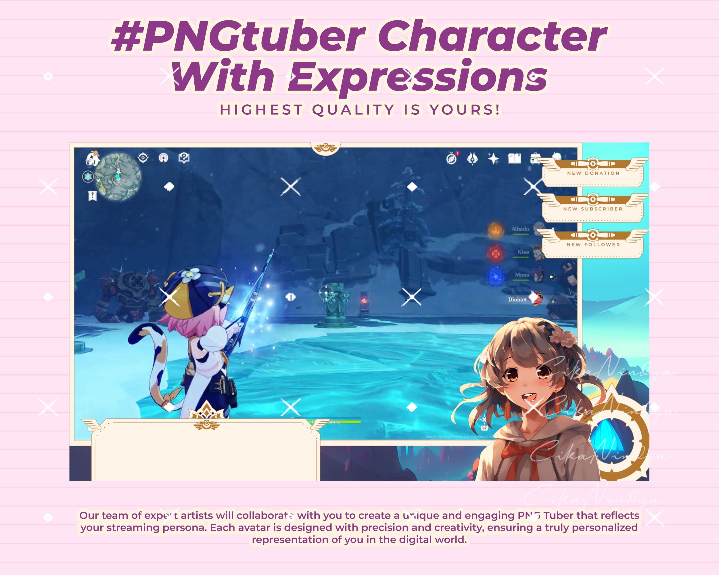 PNG Tuber Png Tuber Twitch Gif Pngtuber Pngtuber Model - Etsy