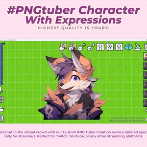 Pngtuber | Furry Avatar Unique PNG Tuber Characters for Streaming | 12 ...